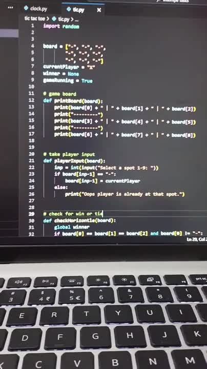 shweta pandey on linkedin hello everyone i completed the tic tac toe game task using…