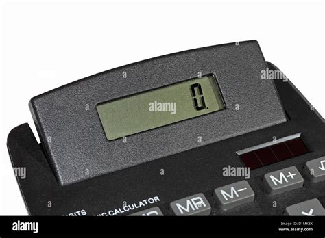 Calculator Display Displaying Stock Photo Alamy