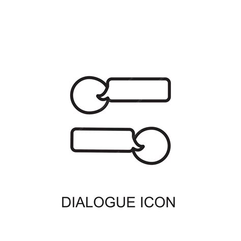 Premium Vector Dialogue Vector Icon Icon