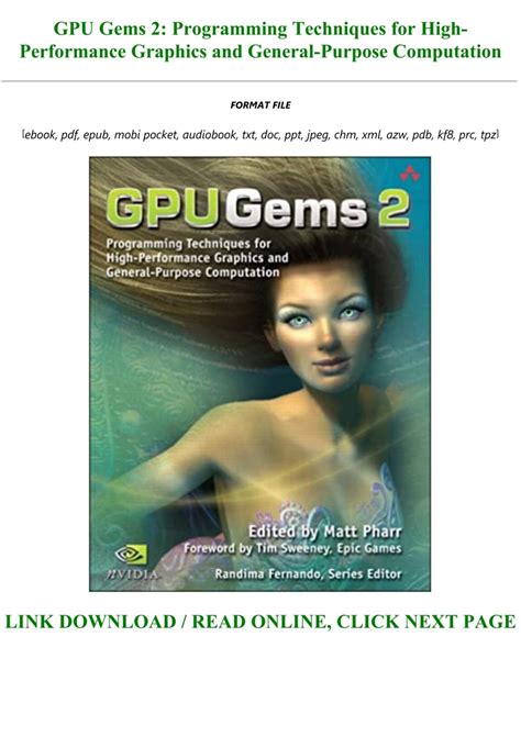 ~read Book Gpu Gems 2 Programming Techniques For High Performance