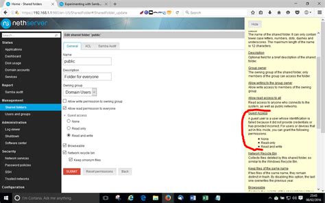 Experimenting With Samba Domain Controller Testing Nethserver Community