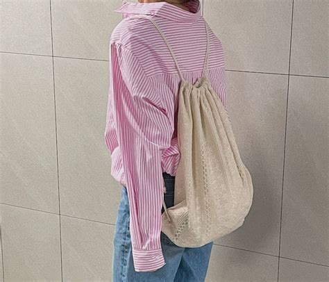 봄신상 스트라이프 파스텔 오버핏 와이셔츠 에이블리