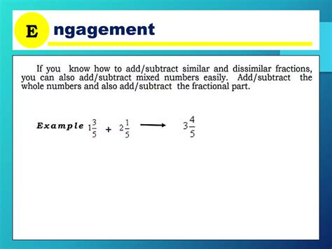 M6 Q1 W1 Adds And Subtracts Simple Fractions And Mixed Numbers Pptx