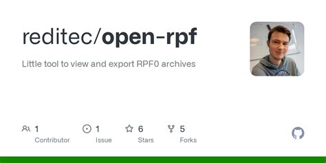 GitHub Reditec Open Rpf Babe Tool To View And Export RPF Archives GitHub Reditec Open Rpf Babe Tool To View And Export RPF Archives