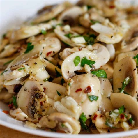 Easy Italian Mushroom Salad Recipe Explore Cook Eat
