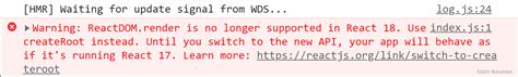 Warning Reactdomrender Is No Longer Supported In React 18 Use