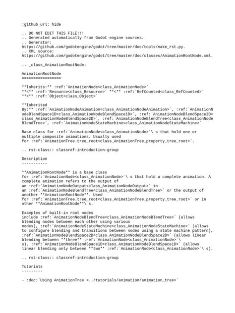 Class Animationrootnoderst Pdf Inheritance Object Oriented Programming Software Development