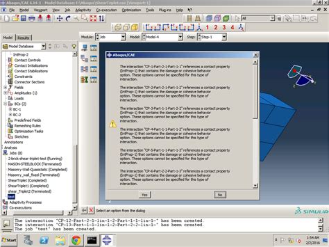 How To Apply Cohesive Interaction Using Surface To Surface Based Contact In Abaqus Explicit