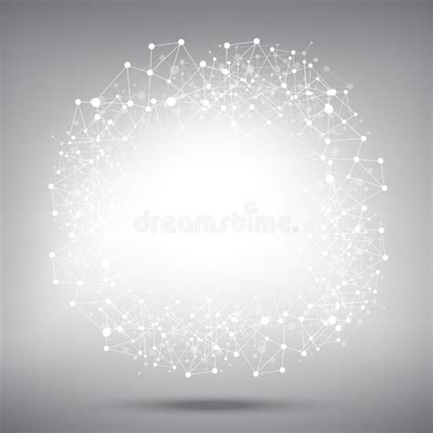 Abstract Background Network Connect Concept Vector Illustration Stock Vector Illustration Of