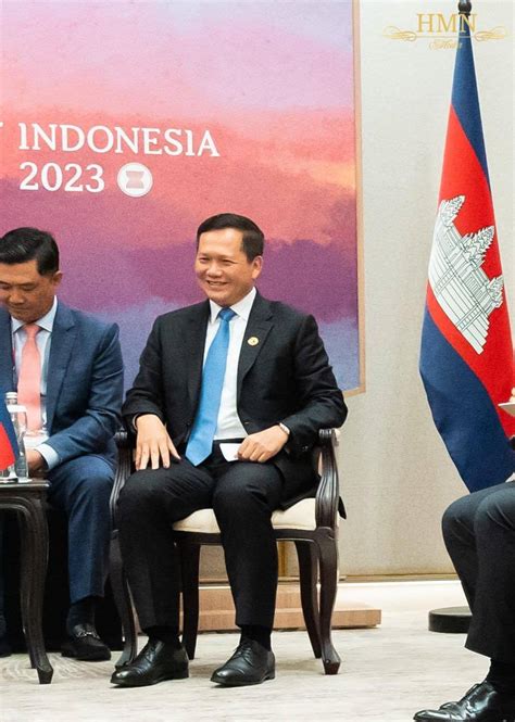 ខ្លឹមសារនៃជំនួបរវាងសម្តេចមហាបវរធិបតី ហ៊ុន ម៉ាណែត នាយករដ្ឋមន្ត្រី នៃព្រះរាជាណាចក្រកម្ពុជា និង លោក