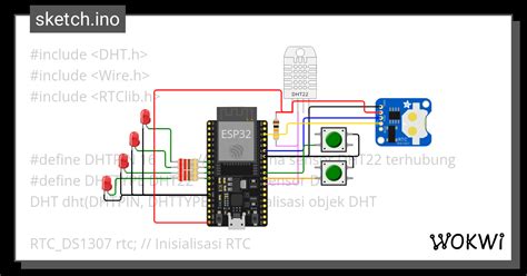 Ac Control Dht 22 Rtc Wokwi Esp32 Stm32 Arduino Simulator