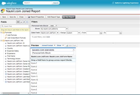 Creating Custom Reports Salesforce