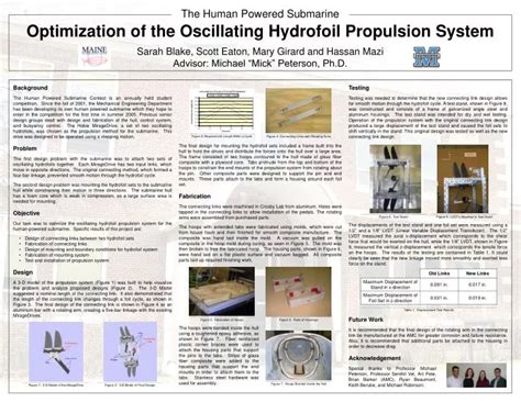 Ppt Optimization Of The Oscillating Hydrofoil Propulsion System Powerpoint Presentation Id