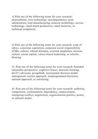 Pick One Of The Following Terms For Your Research Analyzability Docx