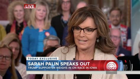 Sarah Palin ‘today Interview Gets Contentious “you Guys Dont Always