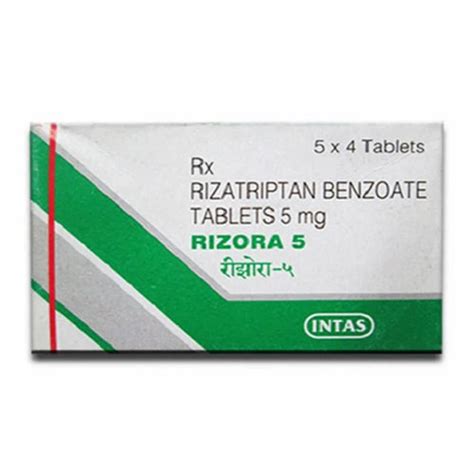Rizora Rizatriptan Benzoate Tablet 54 At Best Price In Surat Id