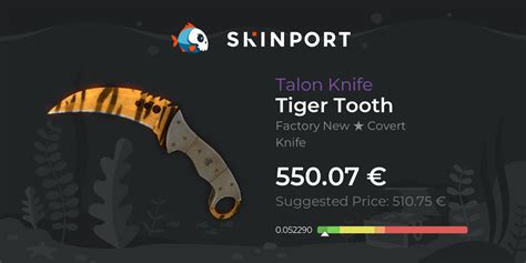 Talon Knife Tiger Tooth Factory New Counter Strike 2 Skinport