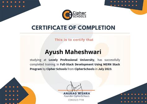 Ayush Maheshwari On Linkedin Fullstackdeveloper Mernstack Certified Techjourney