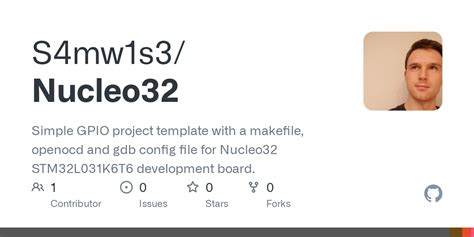 Github S4mw1s3 Nucleo32 Simple Gpio Project Template With A Makefile