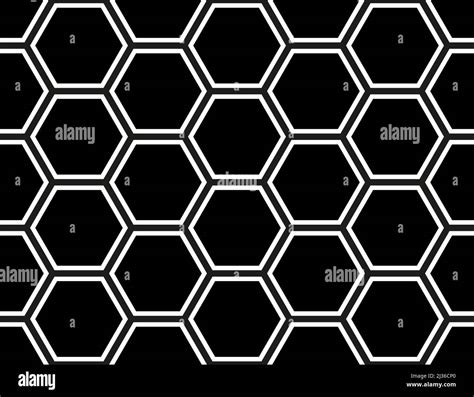 Seamless Honeycomb Pattern Vector Background Hexagonal Grid Stock Vector Image And Art Alamy