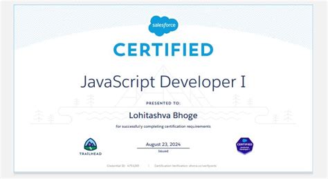 Lohitashva Bhoge On Linkedin Certification Careergrowth Learning