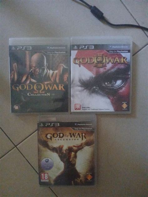 Ps3 Used Gow Triple Combo 123 Ascension Video Gaming Video Games