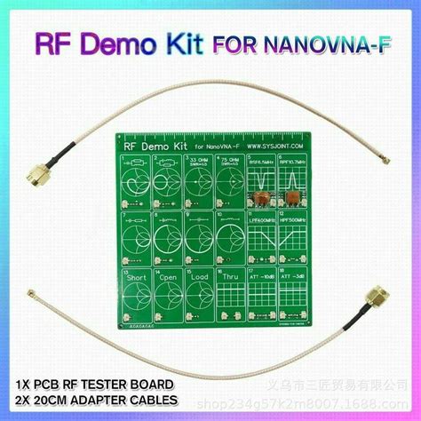Rf Demo Kit Voor Nanovna Vna Rf Test Board Vector Vicedeal