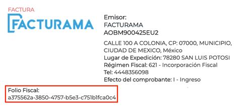 Contribución Cobertura Qué Folio Fiscal De Una Factura Mojado Velas