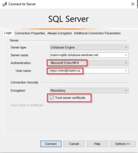 Configuring Azure Entra ID Authentication In Azure SQL Database Mainri