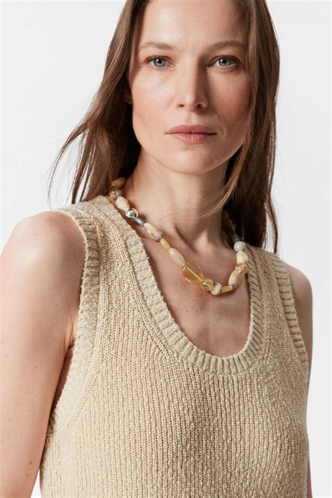 Плетен потник Бежово ЖЕНИ Handm Bg