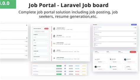 job portal laravel job board job portal system php job script