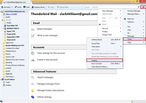 Thunderbird Email Import Olpordoc