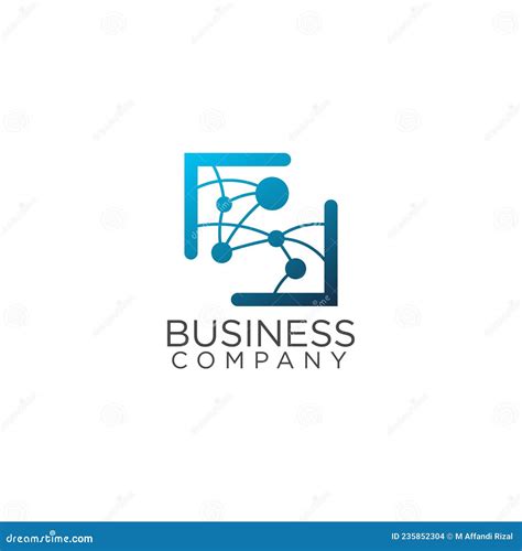 Computer Networking Logo Design Vector Stock Vector Illustration Of Abstract Element 235852304