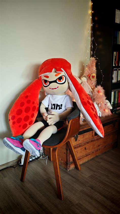 Giant Inkling Plush Doll 120cm Soft Splatoon Inspired Plushie