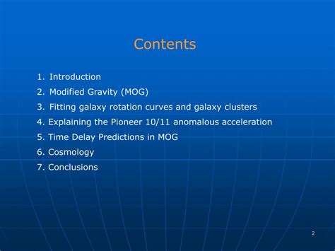 Ppt Modified Gravity And Its Consequences For The Solar System Astrophysics And Cosmology