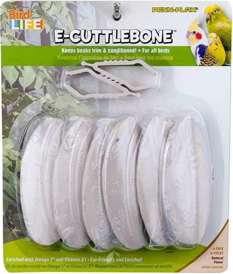 Penn Plax Bird Life Natural E Cuttlebone 6 Pack
