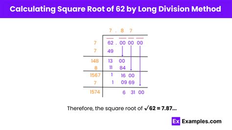 Square And Square Root Of 62 Methods Calculation How To Find