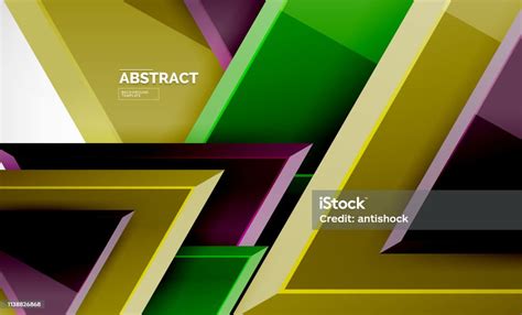 기술 미래 지향적 인 기하학적 3d 모양 최소한의 추상적인 배경 0명에 대한 스톡 벡터 아트 및 기타 이미지 0명 디자인 모던 양식 Istock