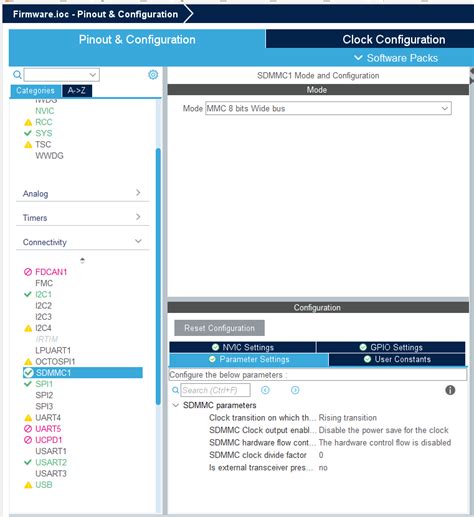 Stm32l562 And Sky High Emmc S40fc008 Fails Mmcpow