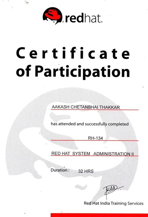 Redhat Iant Aakash Thakkar