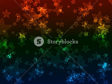 Bokeh Neon Stars Background Royalty Free Stock Image Storyblocks