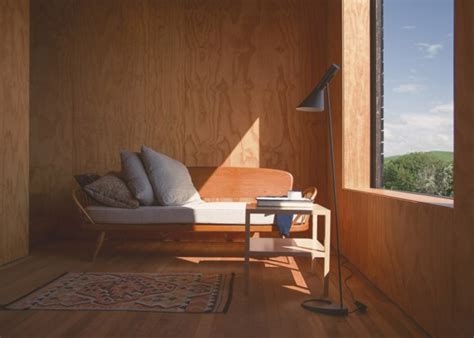 Cheshire Architects Blackened Timber Cabins Overlook The Sea