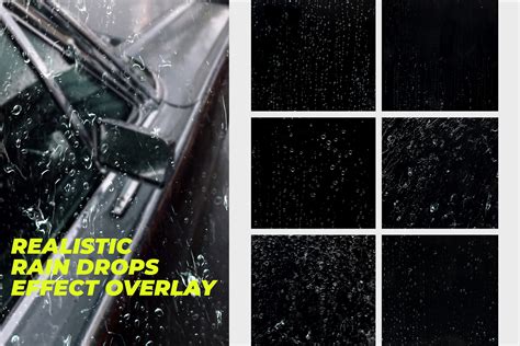 15 Realistic Rain Drop Overlays An Object Graphic By Smishura