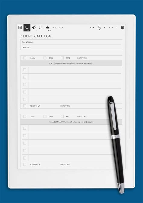 Call Log Template Free Printable Call Log Templates Word Excel Pdf