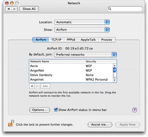 how can i have my mac auto connect to my wifi network