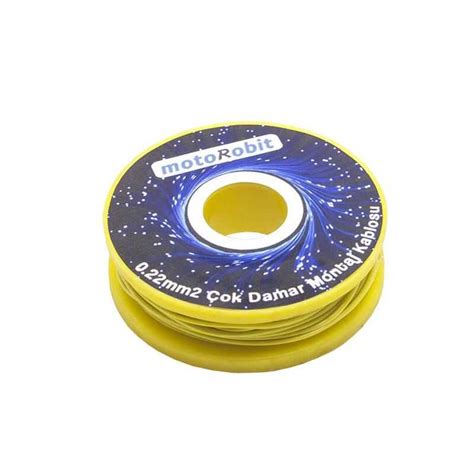 022 Mm2 Yellow Multicore Assembly Cable 10 Meters Motorobit