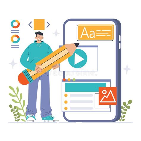 Ux And Ui Design App Or Website Interface Development Stock