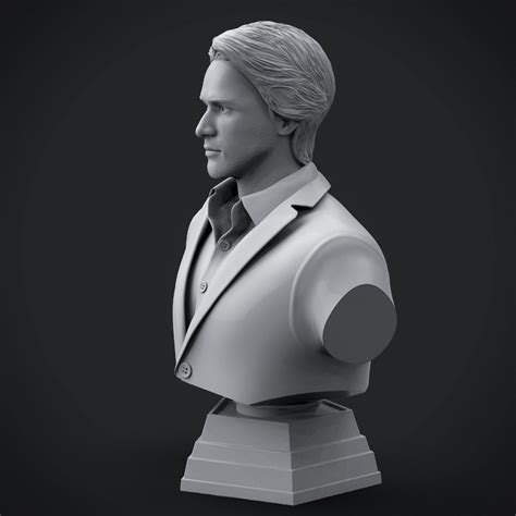Download Stl File Keanu Reeves Bust • 3d Print Design • Cults