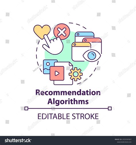 26 Ai Recommendation Line Icon Stock Vectors Images And Vector Art