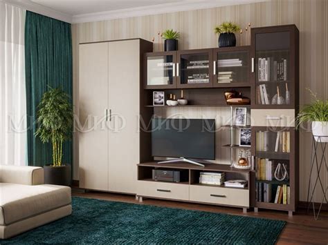 Купить Гостиная Марта МИФ в магазине Лига Мебели по низкой цене 28 500 руб